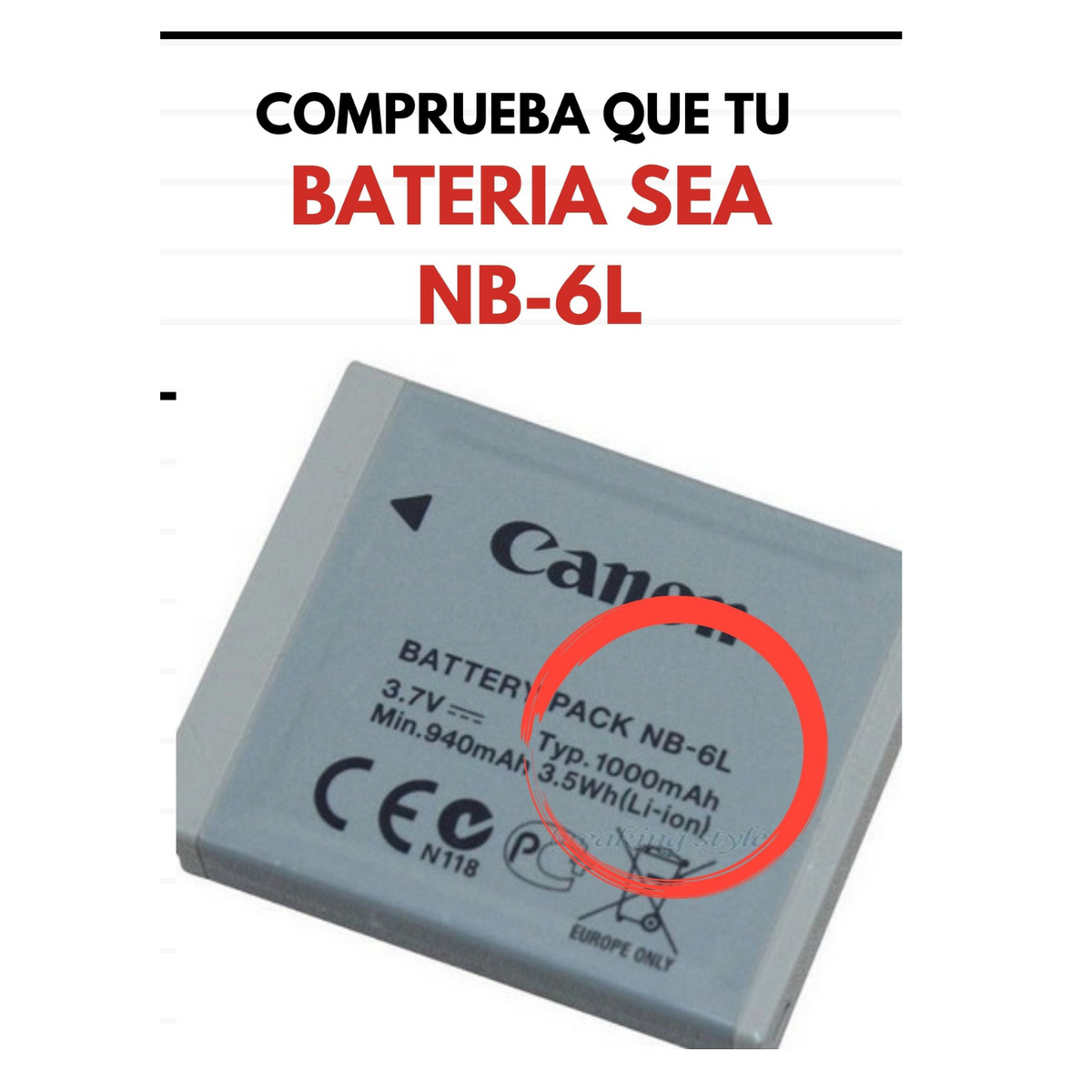 Cargador Nb6l Canon Cb-2ly Para Baterias Nb-6l O Nb-6lh – ParaCamara.cl